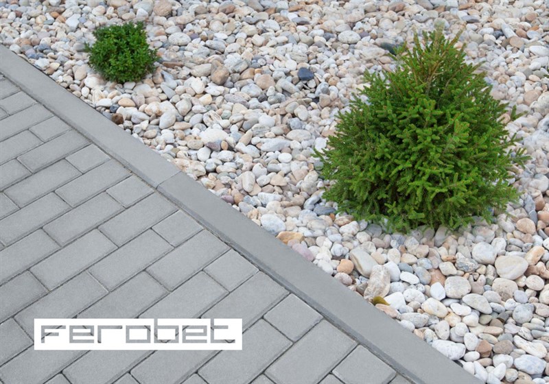 FEROBET Obrubník chodníkový Standard Přírodní 100*8*20cm | stavebniny ...