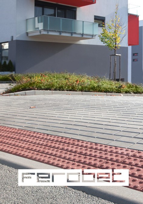 FEROBET Obrubník silniční nájezdový Standard Přírodní 100*15*15cm ...