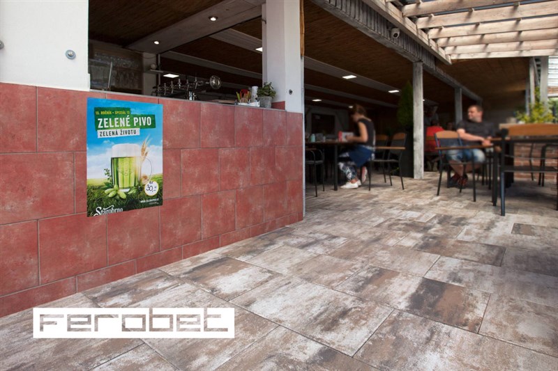 FEROBET Plošná dlažba 40/40/5 Standard Capua | stavebniny - stawebniny